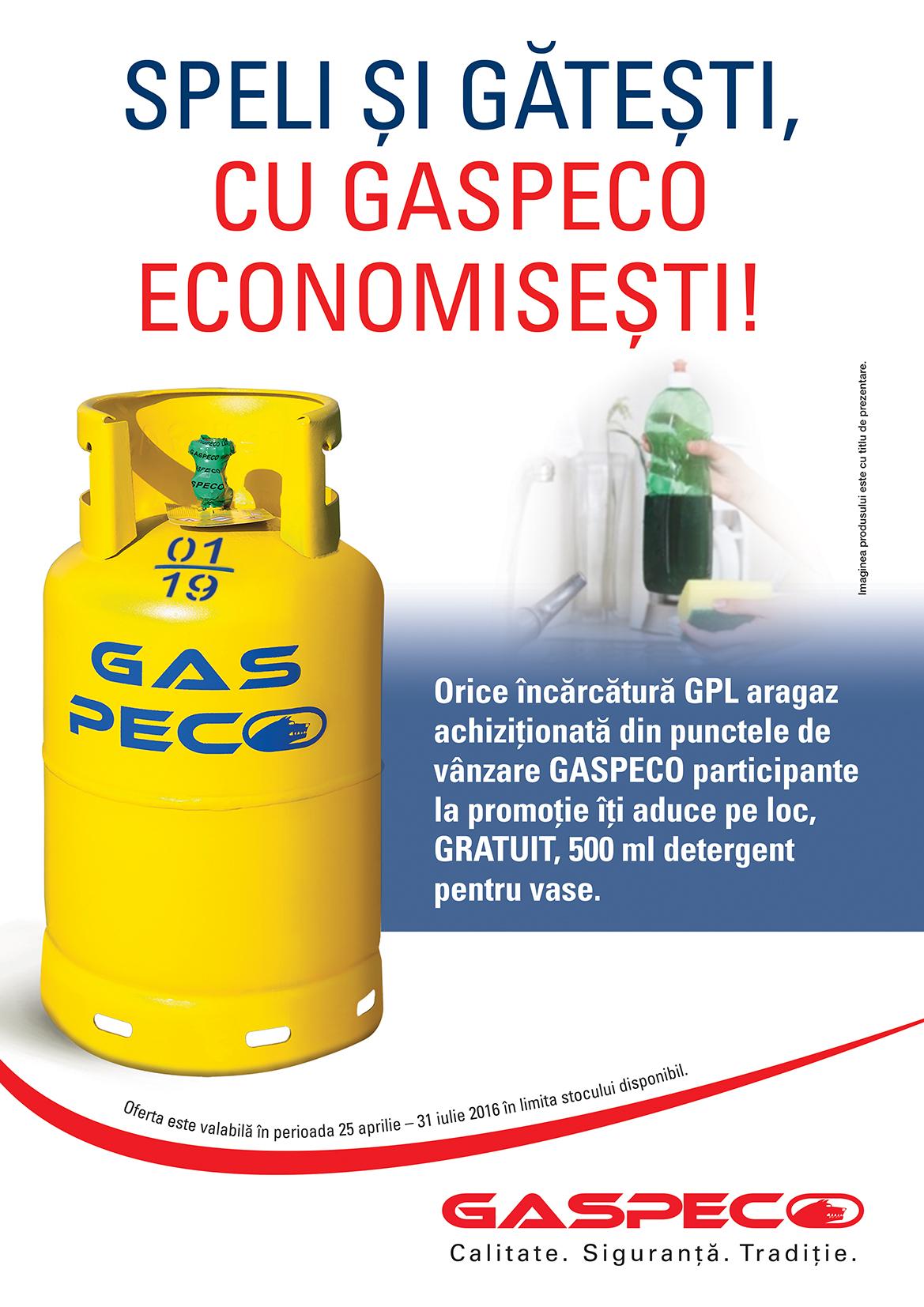 - Speli si gatesti cu GASPECO economisesti!